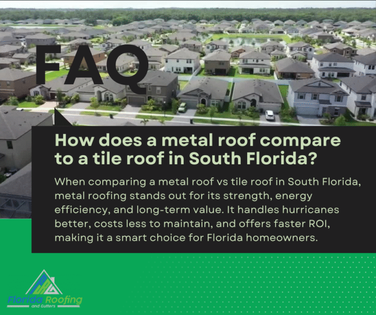 Metal vs Tile Roof in South Florida: A Homeowner Guide
